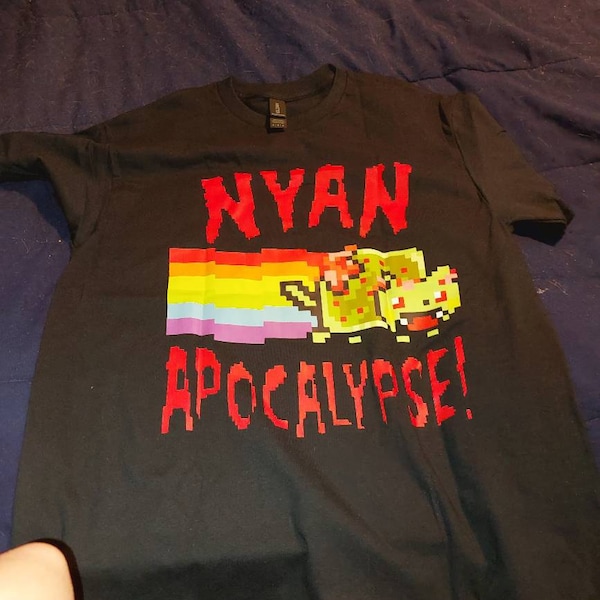 Nyan Cat Apocalypse T Shirt - Etsy