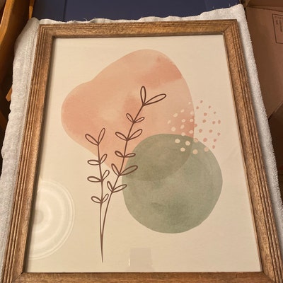 Set of 2 Sage Green Botanical Printable Wall Art, Boho Living Room ...