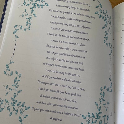 Guided Grief Remembrance Journal, A Handbook and Keepsake to Help You ...
