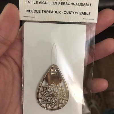 Needle Threader Bohin Pretty Aluminum Rose Gold Needle Threader for ...