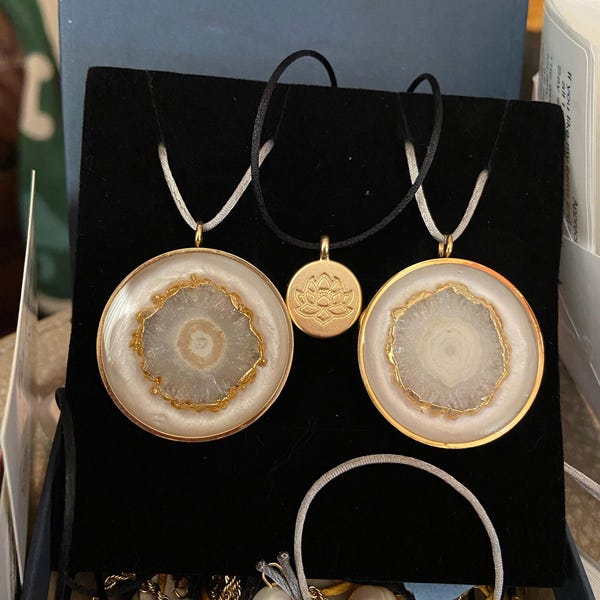 Extremely Powerful 5G EMF Orgonite Protection Necklace, Solar Quartz ...