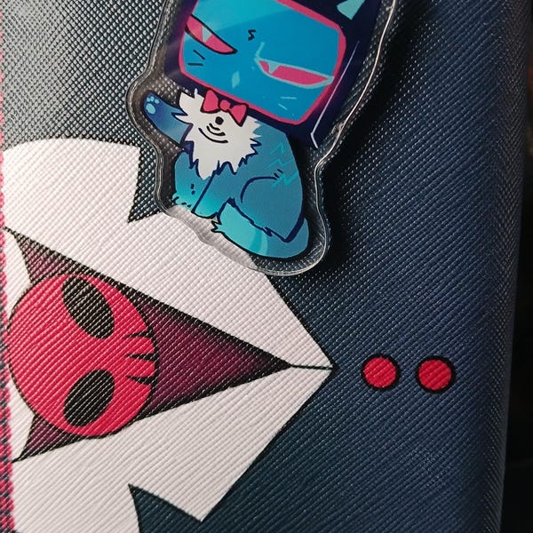 Lute Hazbin Hotel Keychain Cute Chibi Lute Charm - Etsy