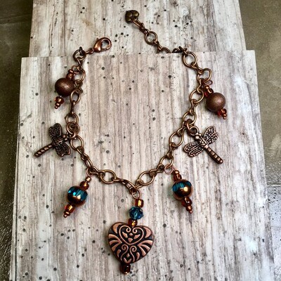 50 Pcs Anitque Copper Round Brush Beads 8mm - Etsy