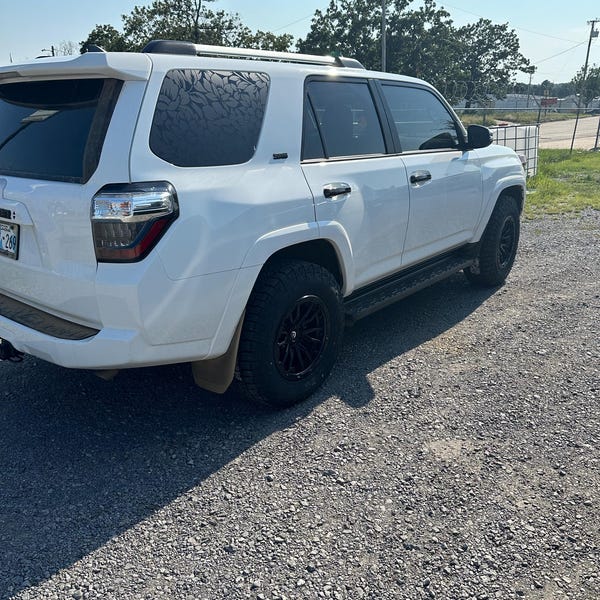 Fits 2010-2024 Toyota 4RUNNER Rear Side Window Floral Flowers Pattern ...