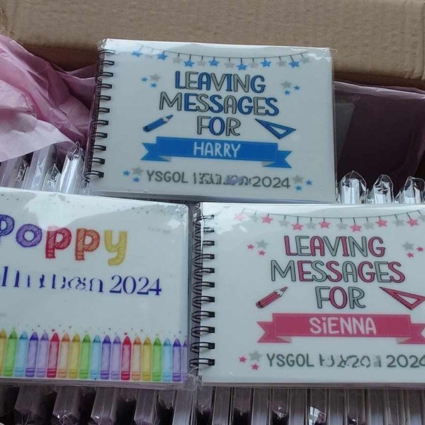 Personalised Primary School Leavers Autograph Book, Year 6 Keepsake ...
