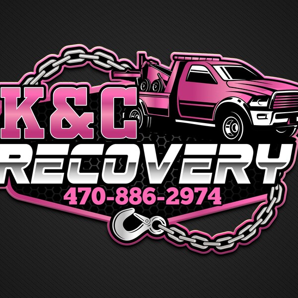 Towing Truck Logo, Roadside Assistance Logo, Towing Chain Svg, Tow ...