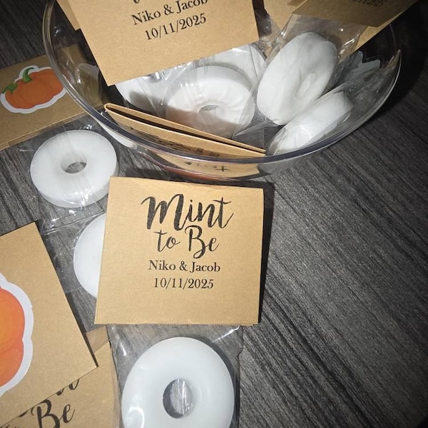 Custom Wedding Mints - Mint to Be, Wedding Favors, Wedding Candy, High ...