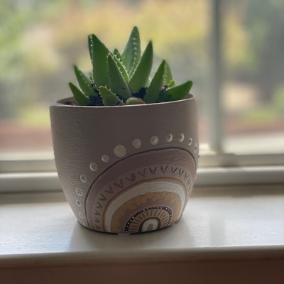 Animal Print Plant Pot - Etsy