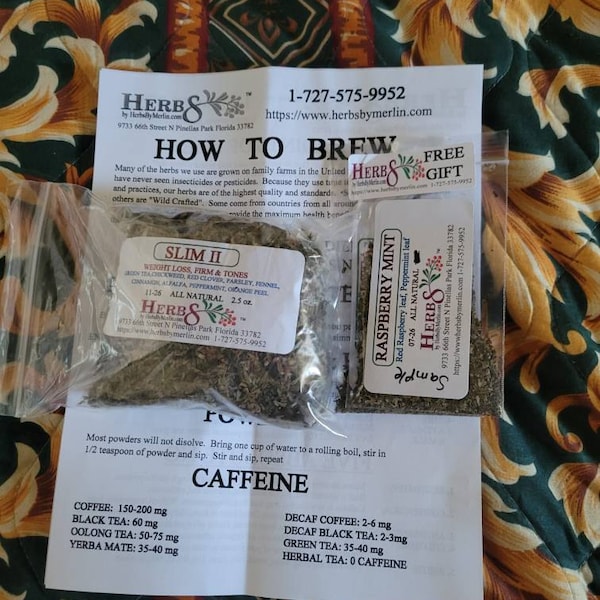 Merlin's Tea Herbal Blend - Etsy