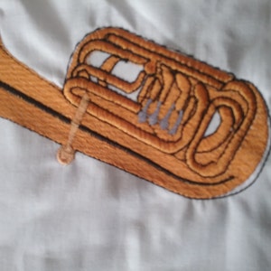 Cello Embroidery Design/ Size5x7'' - Etsy