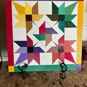 Mariners Compass Barn Quilt Pattern, PDF Pattern, Barn Quilts, DIY Barn ...