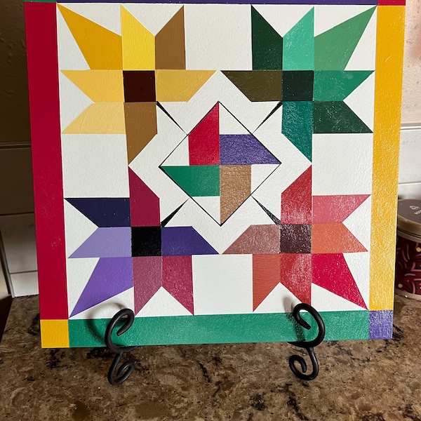 Star Barn Quilt Pattern, PDF Pattern, Barn Quilts, DIY Barn Quilt, Make ...