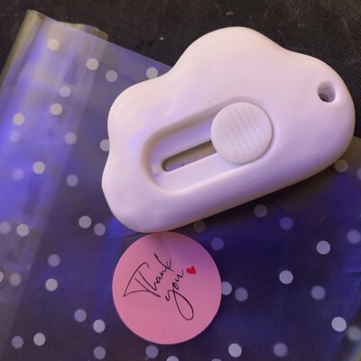 Cute Trendy Cloud Box Cutter Mini Paper Cutter Retractable - Etsy