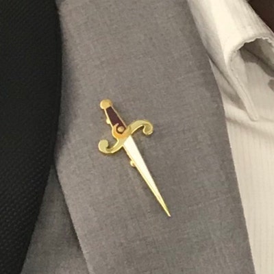 Dagger Hard Enamel Pin Art Nouveau, Sword Pin, Pins, Lapel Pin, Hat Pin ...