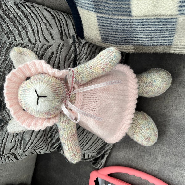 Elderberry Bunny PDF Knitting Pattern Download - Knitted Flat - Written ...