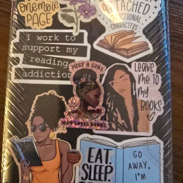 Inspo Sticker Pack - Black Girl Planner Stickers - Black Woman Handmade ...