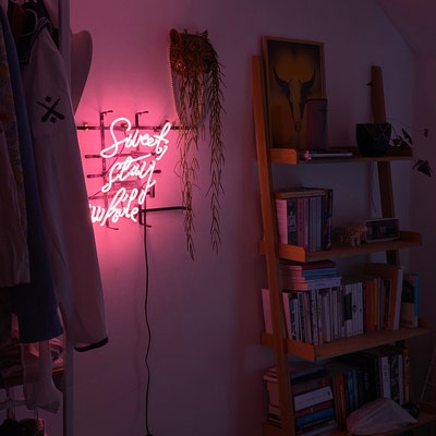 Man Cave Decor Hot Rod Garage Neon Sign Beer Bar Pub Art Banner Neon ...