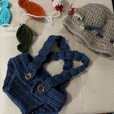 CROCHET PATTERN / Baby Fireman Outfit / 0-12 Months Pattern / - Etsy