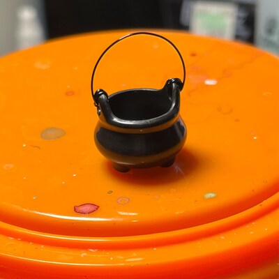 Miniature Cauldron,1:12 Scale,mini Witch Accessory,halloween Miniatures ...