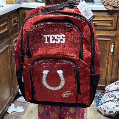 00 Nfinity Black Sparkle Backpack With Red Logo Includes ...