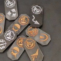 Focus and EWS Chaff Token for SW Armada Sold by Token Laser Engraved ...