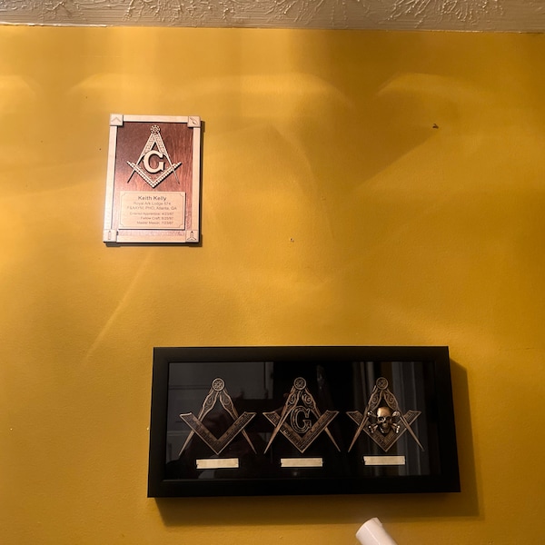 Masonic Plaque - Custom Wood Engraved - Etsy