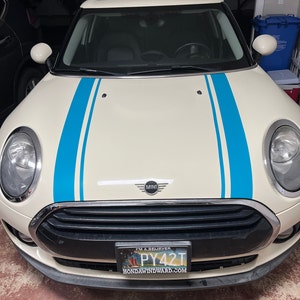 Mini Cooper Bonnet Stripes, Stripes for Hood, Racing Decoration Decals ...