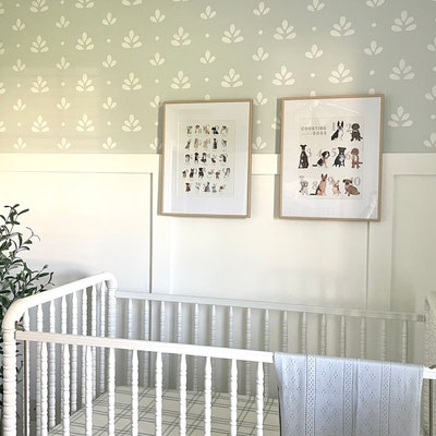 Dog Alphabet Art for Boho Nursery Digital Download Gender Neutral ...