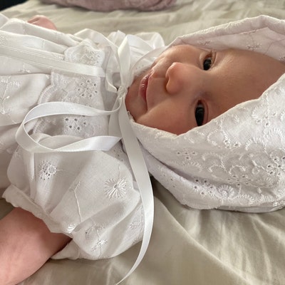 Baby Girl Bonnet, Baby Girl Christening Bonnet, Lace Baptism Bonnet ...