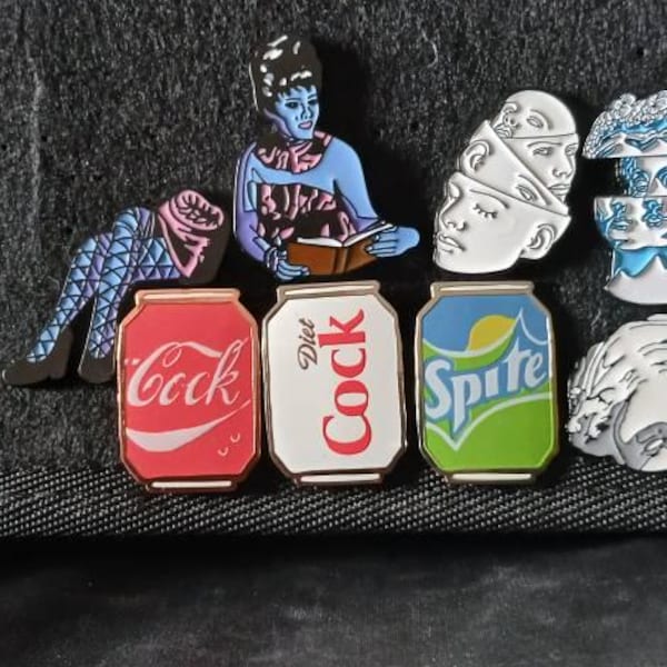 Coke Soft Drinks | 1.25 Inch Enamel Pins - Etsy