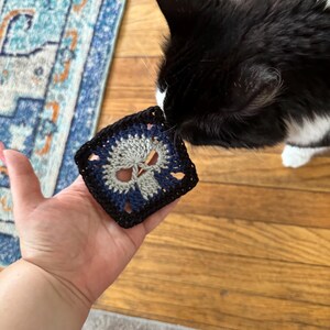 Star Granny Square Crochet Pattern for Blankets, Sky Granny Square ...