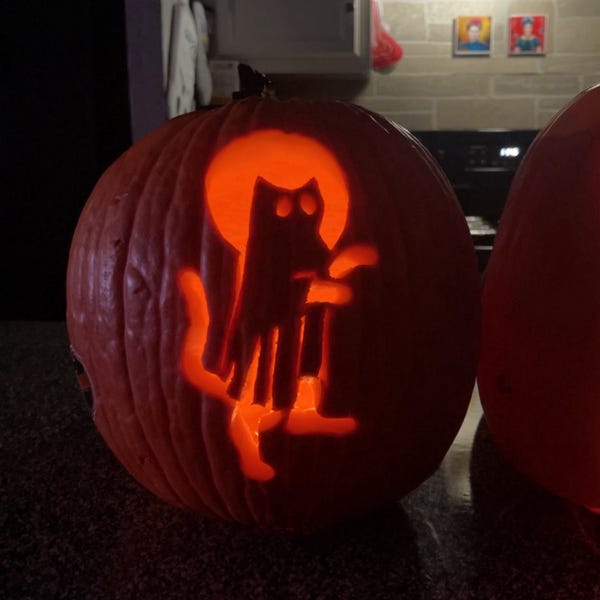 6 Cottagecore Designs for Pumpkin Carving Stencil, Halloween Pumpkin ...