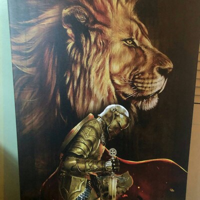 Canvas Prints German Shepherd With Jesus German Shepherd - Etsy