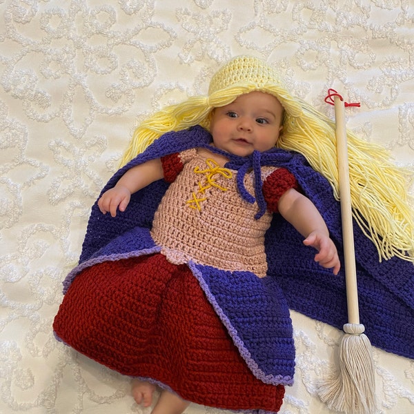 Deluxe Set Hocus Pocus Inspired | Baby Girl Costume | Baby Shower Gift ...