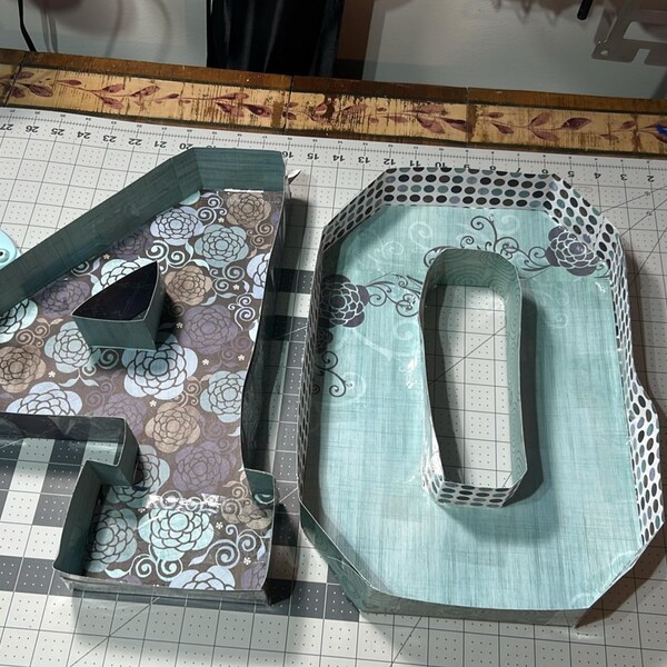 SVG 3D Fillable Numbers Hollow Empty Box Paper Craft Cricut Digital ...