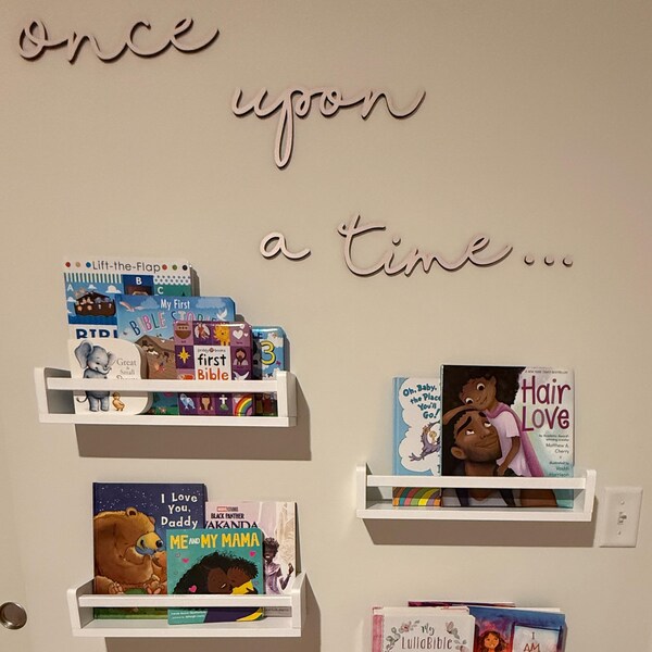 Once Upon a Time Cutout | Kids Bedroom Decor | Nursery Wall Decor - Etsy