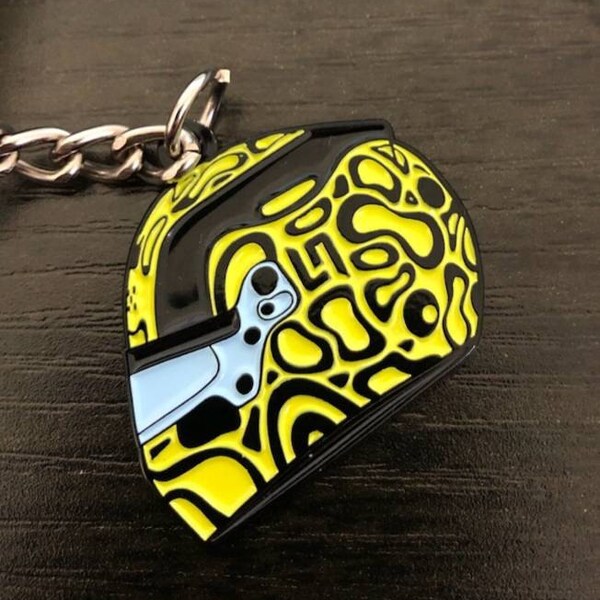 Ayrton Senna 1988 Race Helmet Enamel Pin - Etsy