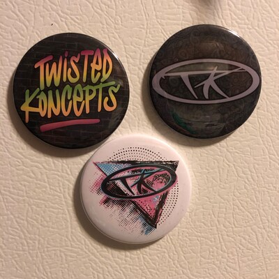 50 1 Inch Full Color Custom Magnets. We Can Make ANY Quantity in 3 ...