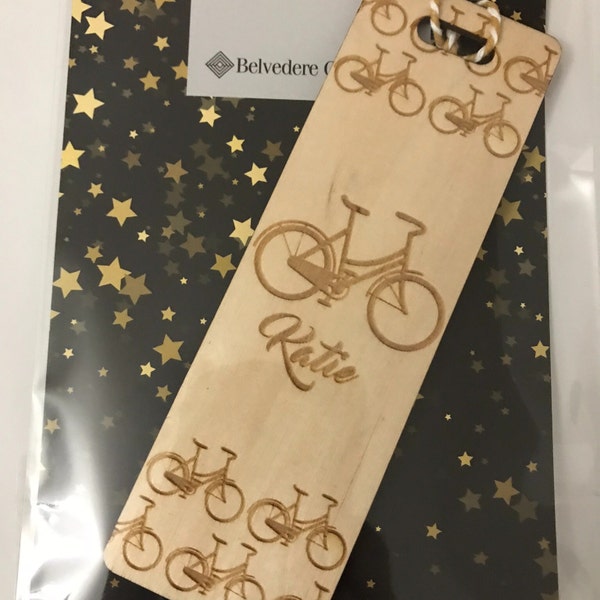 Custom Made Bookmark. Personalised Wooden Book Mark With Engraved ...