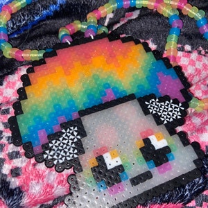 Kandi Mushroom Necklace Custom Handmade Fidget Charm Stim - Etsy