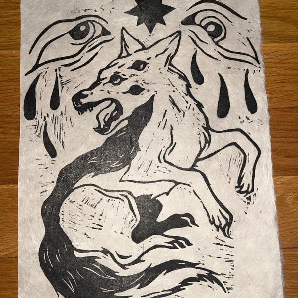 Botanical Handmade Linocut Patches - Etsy