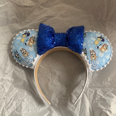 Bluey Mouse Ears, Mouse Ears, Bingo Ears, Bluey and Bingo, Bluey Disney ...