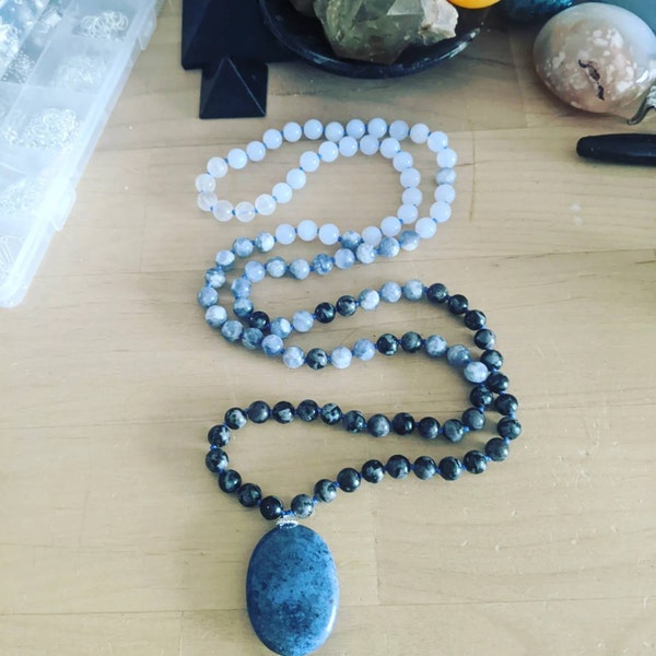 AAA Indigo Gabbro 4mm 6mm 8mm 10mm Round Beads Aka Mystic Merlinite 15. ...