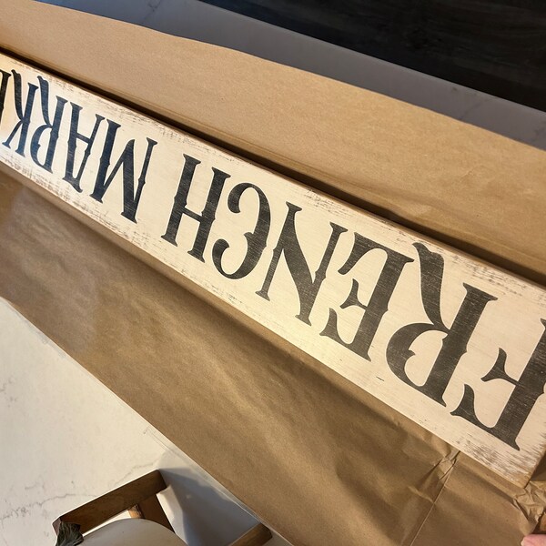 36" French Market Sign. Color Options! Authentically Rustic Kitchen ...