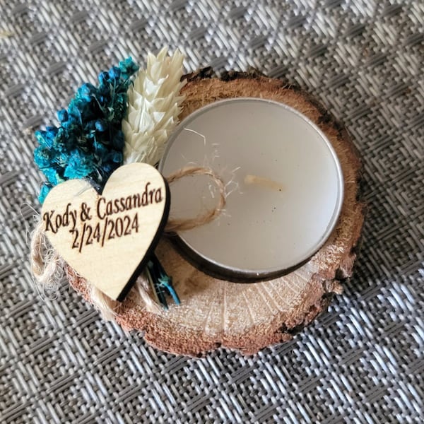 100PCS Personalized Candle Wedding Favors, Wedding Favors for Guests in ...