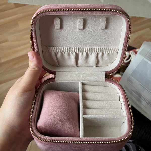 Custom Velvet Jewelry Box, Watch Box for Women, Wedding Gift, Birthday ...