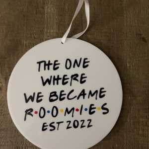 Personalized Roommate Christmas Ornament Gift, Christmas Gift for ...