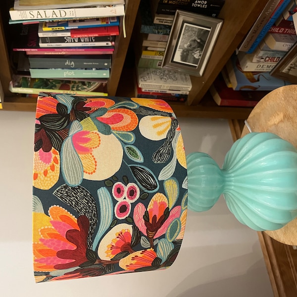 Midnight Bush Flora Lampshade, Blue Lampshade, Native Flowers Australia ...