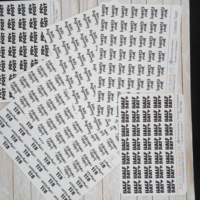 52 Week Savings Challenge Planner Stickers - Etsy