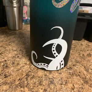 Palm tree vinyl decal for hydroflask | Etsy
